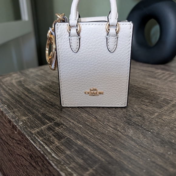Coach | Bags | Coach White Mini Tote Bag | Poshmark